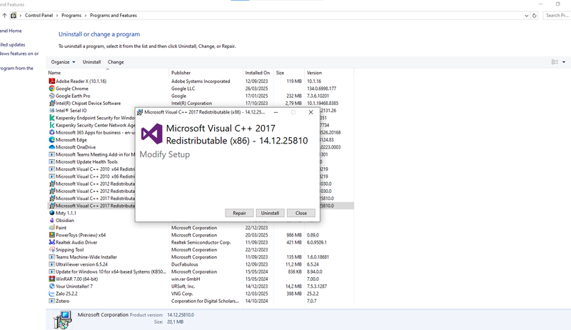 Lỗi Microsoft Visual C ++ Runtime Error R6025 là gì? Cách khắc phục
