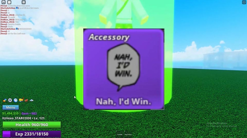 Nah I'd Win trong Meme Sea: Bí mật về phụ kiện mạnh nhất trò chơi