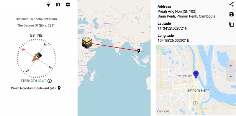 Tải Qibla Finder: Ứng dụng xác định hướng Qibla chính xác