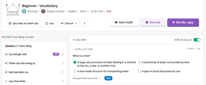Tìm hiểu Quizzie - Nền tảng hỗ trợ học tập, giải trí, đào tạo