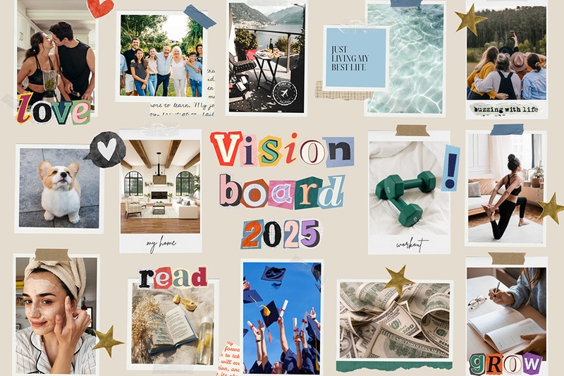 Vision board là gì? Bí quyết biến giấc mơ thành hiện thực bằng công cụ ...