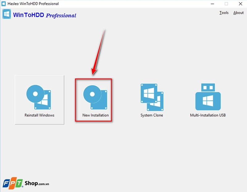 Hướng dẫn sử dụng WinToHDD để cài Windows nhanh chóng và an toàn