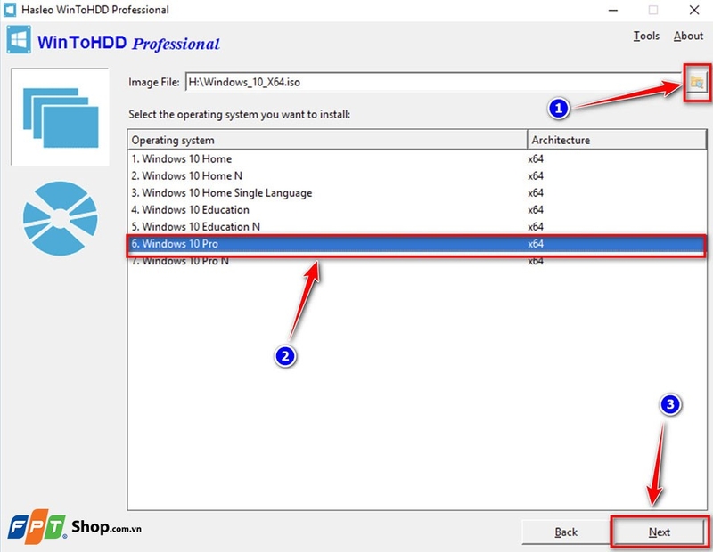 Hướng dẫn sử dụng WinToHDD để cài Windows nhanh chóng và an toàn