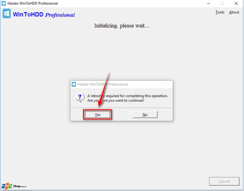 Hướng dẫn sử dụng WinToHDD để cài Windows nhanh chóng và an toàn