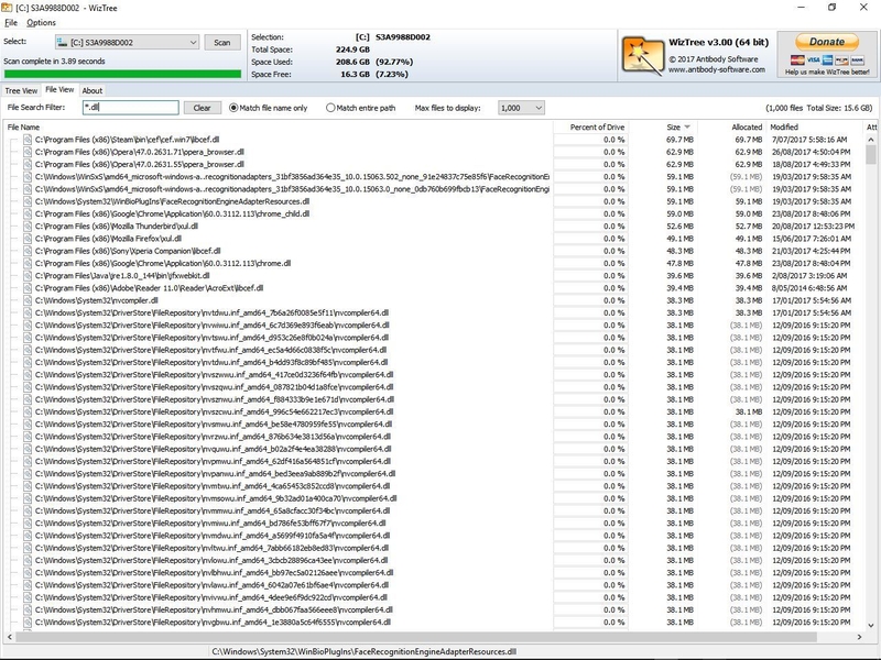 Khám phá WizTree: Giải pháp tối ưu dung lượng ổ cứng cho Windows