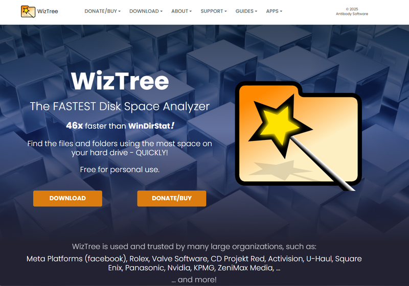 Khám phá WizTree: Giải pháp tối ưu dung lượng ổ cứng cho Windows