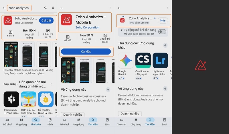 Zoho Analytics - Mobile BI App: Công cụ phân tích dữ liệu
