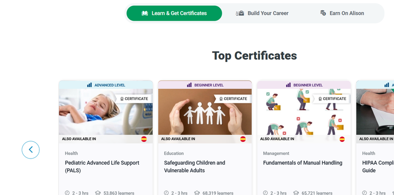 Đánh giá nền tảng Alison, cung cấp các khóa học trực tuyến miễn phí đa ...