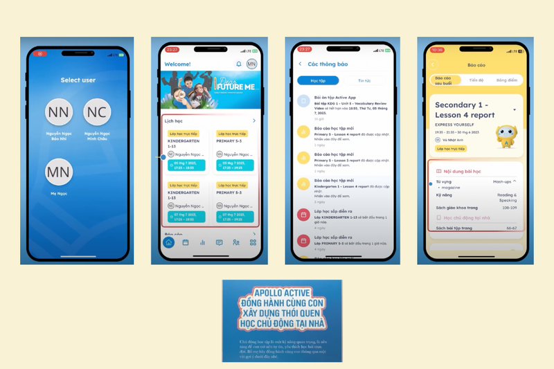Apollo Active trao cho học viên chìa khóa tự tin học tập