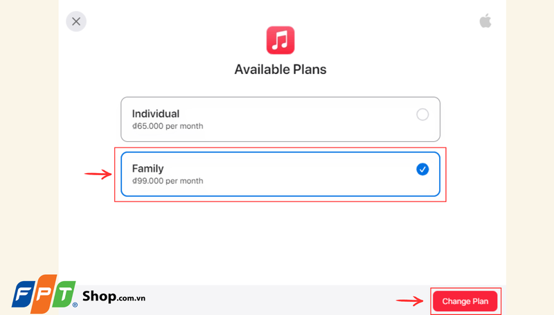 Hướng dẫn 3 cách đăng ký gói Apple Music Family dành cho gia đình