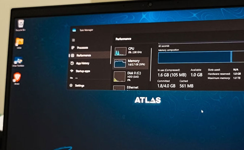 Khám phá AtlasOS: Hệ điều hành tinh chỉnh giúp Windows nhẹ và mượt hơn