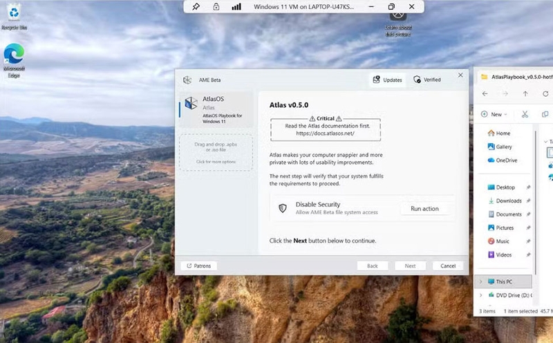 Khám phá AtlasOS: Hệ điều hành tinh chỉnh giúp Windows nhẹ và mượt hơn