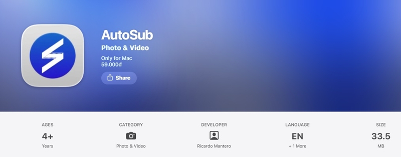 Tải AutoSub: Ứng dụng tạo phụ đề tự động cho video, làm sub phim
