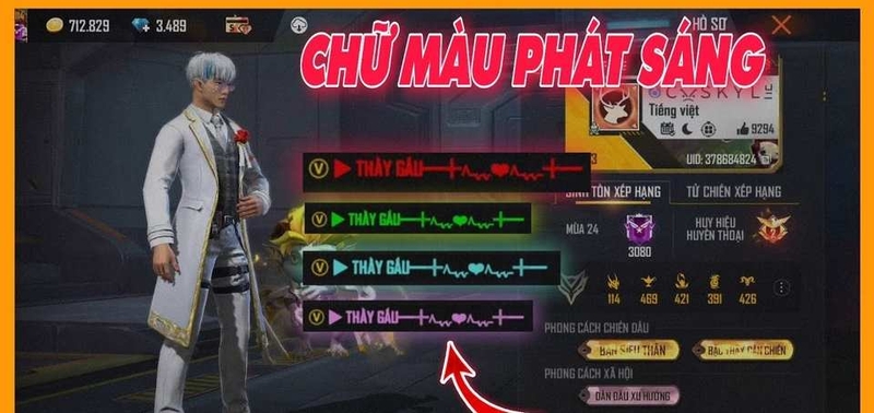 Bảng màu FF là gì? Khám phá ngôn ngữ màu sắc phổ biến trong game Free Five