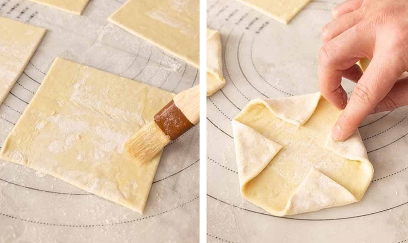 Tự làm bánh Danish với vỏ giòn tan và nhân kem phô mai ngon mê mẩn