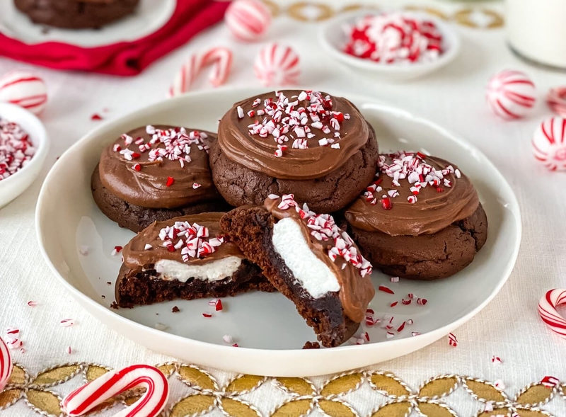 Chia sẻ cách làm bánh quy socola Candy Cane ngọt ngào