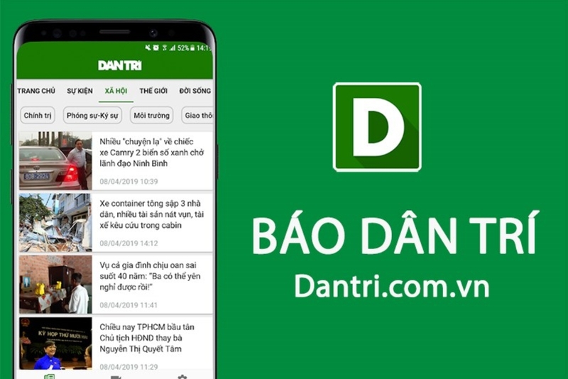 Ứng dụng Báo Dân trí - Dantri.com.vn, đọc tin tức mới nhất