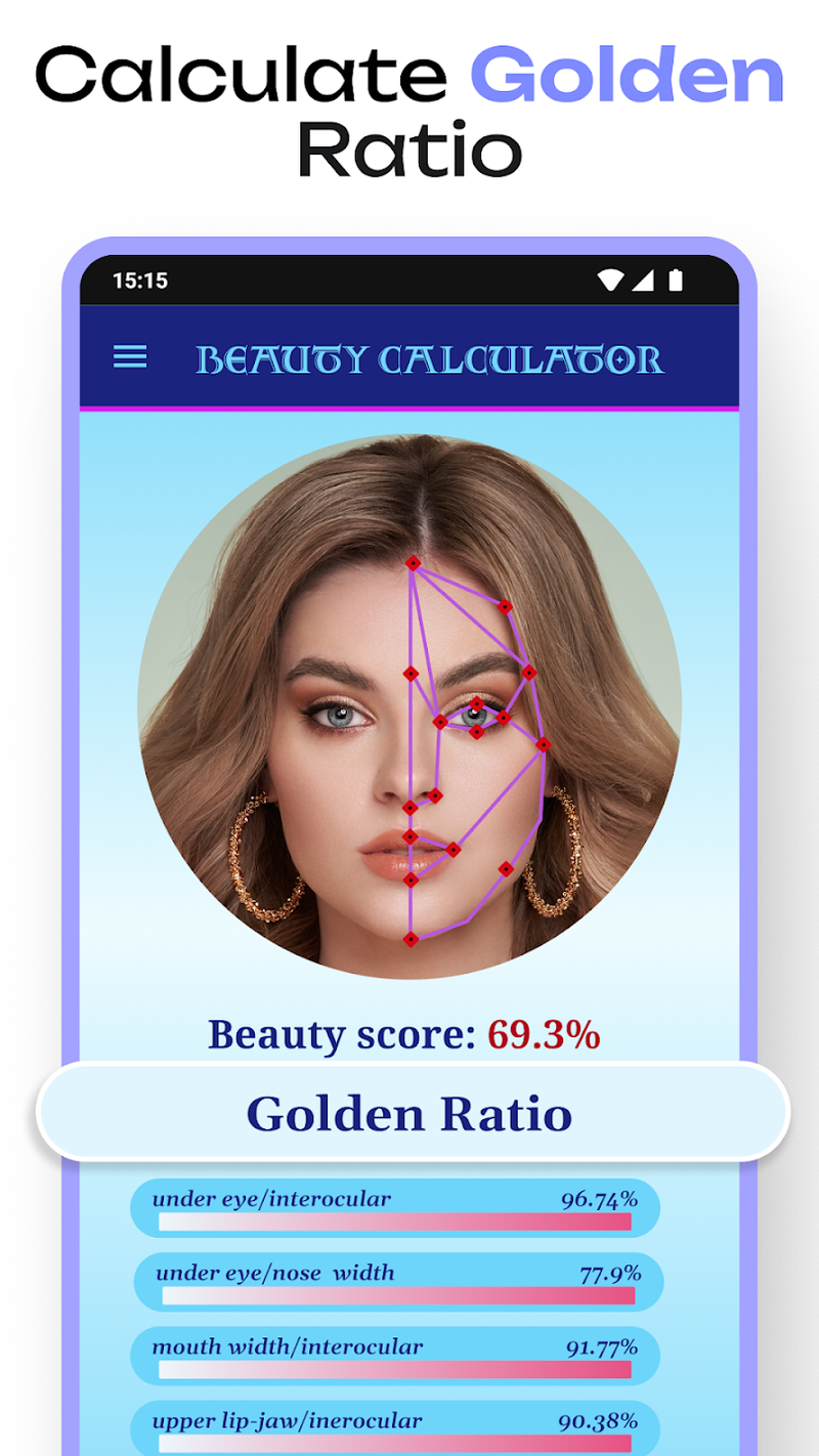 Beauty Calculator Pretty Scale: Phân tích & đánh giá khuôn mặt