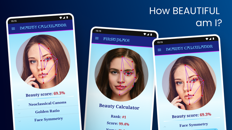 Beauty Calculator Pretty Scale: Phân tích & đánh giá khuôn mặt