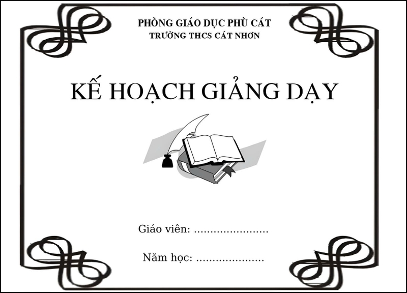 Tổng hợp mẫu bìa kế hoạch bài dạy đẹp, chuyên nghiệp, dễ sử dụng