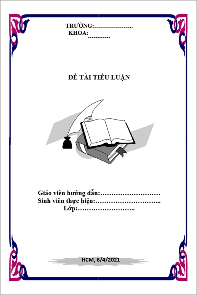 Tổng hợp các mẫu bìa Word đẹp nhất và hướng dẫn cách tạo bìa Word chi tiết