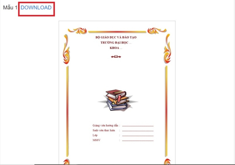 Tổng hợp các mẫu bìa Word đẹp nhất và hướng dẫn cách tạo bìa Word chi tiết