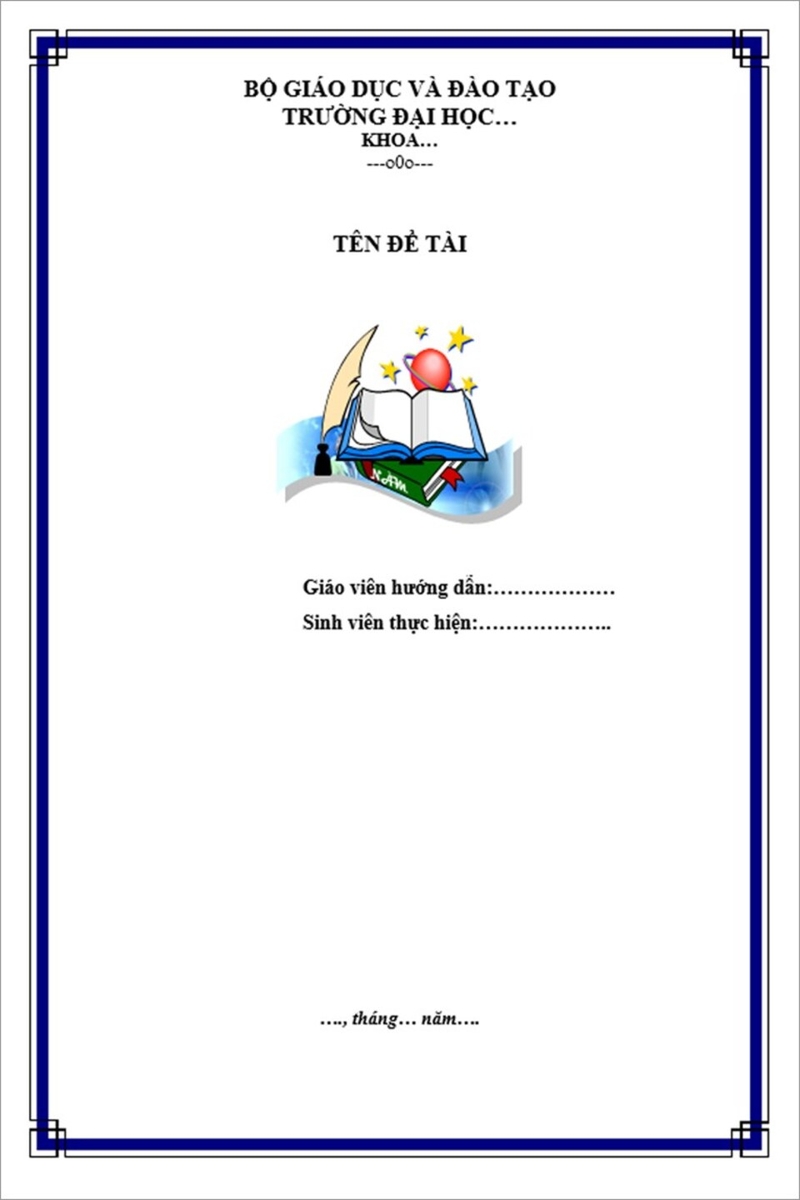 Tổng hợp các mẫu bìa Word đẹp nhất và hướng dẫn cách tạo bìa Word chi tiết