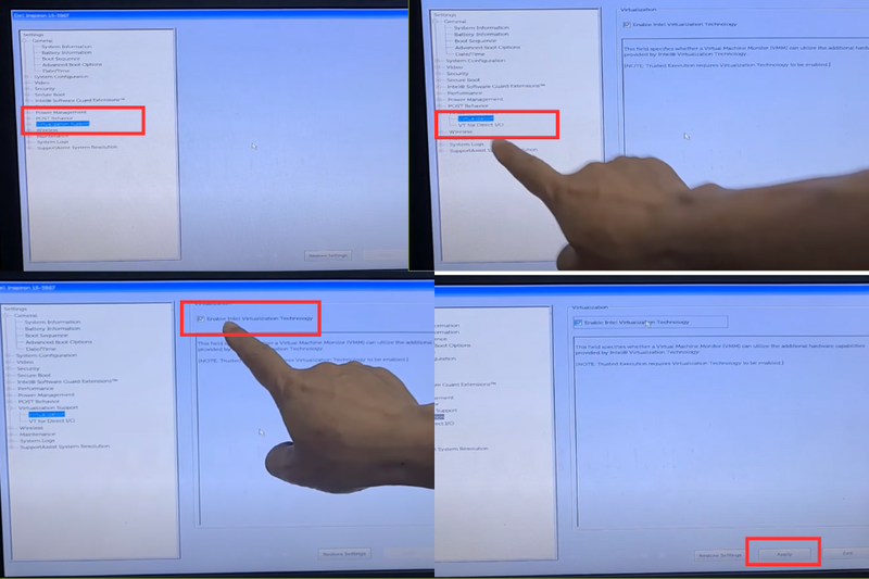Cách bật VT laptop Dell đơn giản, nhanh chóng giúp tối ưu hiệu suất máy