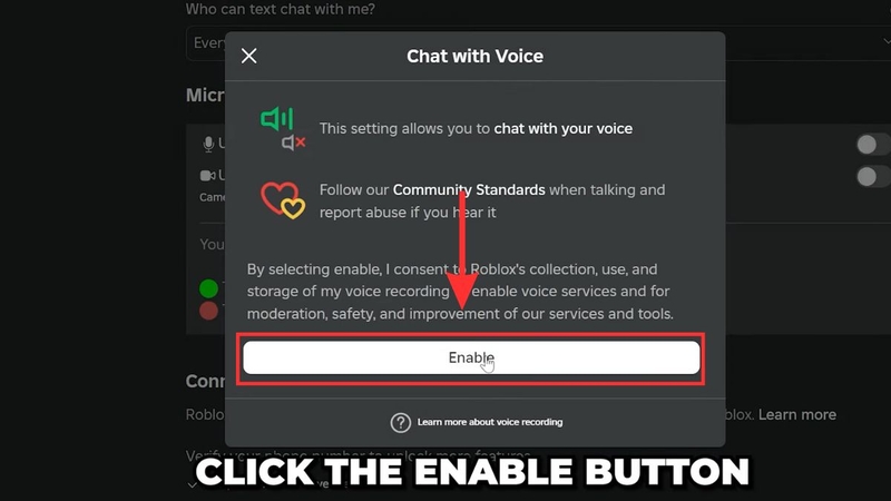 Cách bật voice chat trong Roblox: Nâng tầm trải nghiệm game