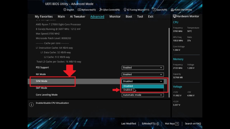 Hướng dẫn cách bật VT trên máy tính Windows (Intel&AMD) đơn giản