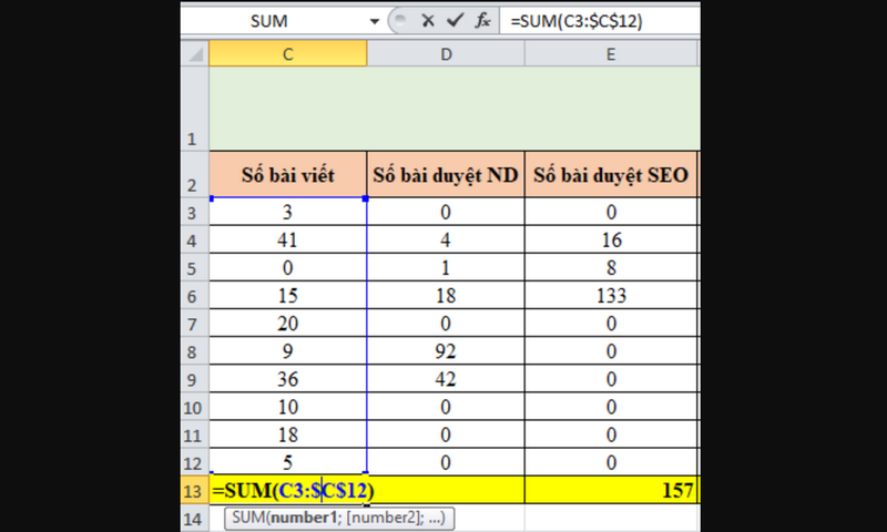 Bật mí cách cố định F4 trong Excel để làm việc nhanh chóng