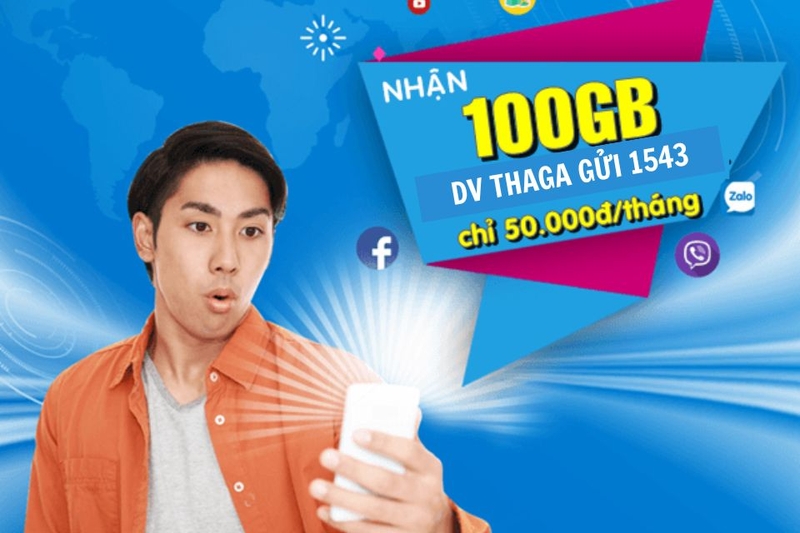Cách đăng ký gói Thaga Vinaphone 50K 100GB đơn giản
