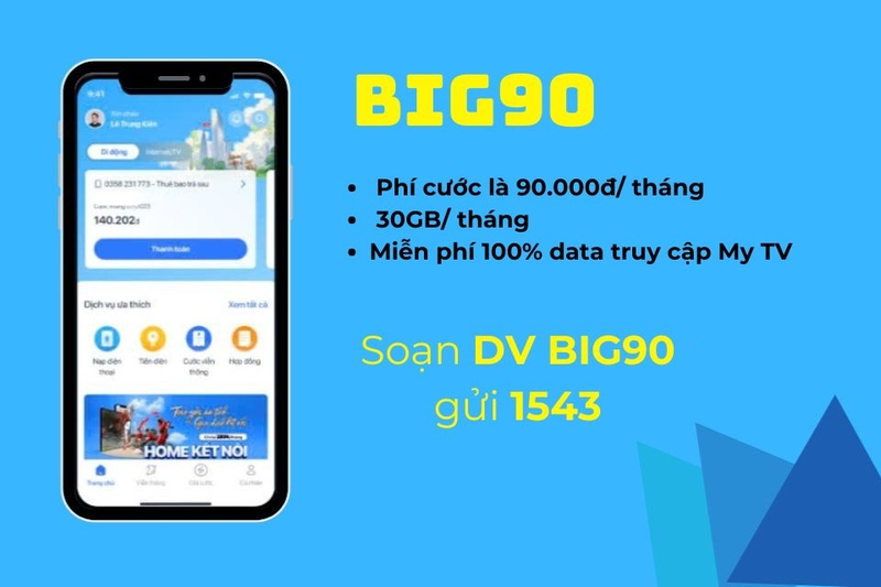 Cách đăng ký gói Thaga Vinaphone 50K 100GB đơn giản