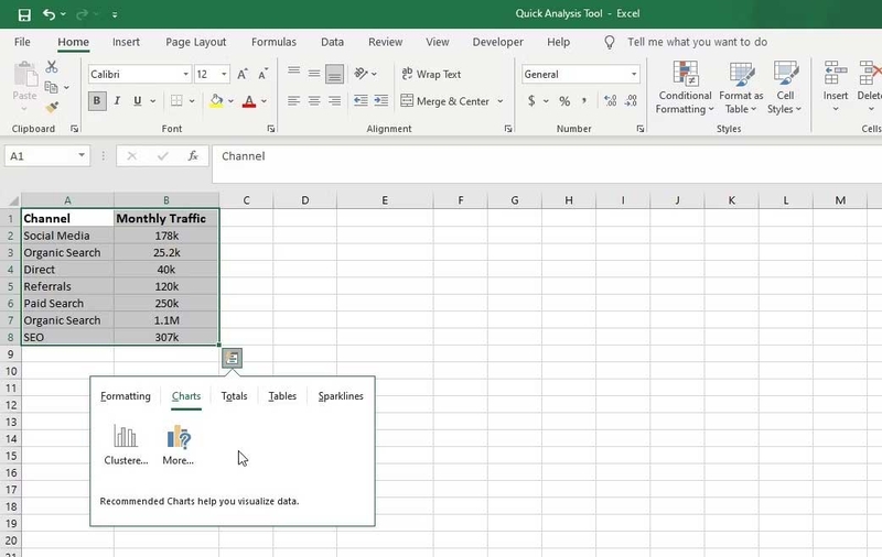 Hướng dẫn cách dùng Quick Analysis trong Excel, công cụ phân tích dữ ...