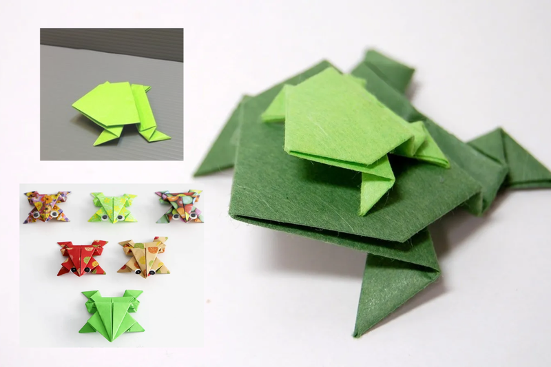 Hướng dẫn cách gấp con ếch cực dễ, chi tiết từng bước