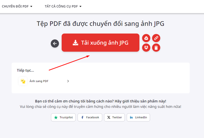 Cách lưu file PDF dưới dạng hình ảnh không cần tải phần mềm
