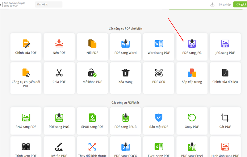Cách lưu file PDF dưới dạng hình ảnh không cần tải phần mềm