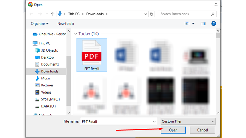 Cách lưu file PDF dưới dạng hình ảnh không cần tải phần mềm