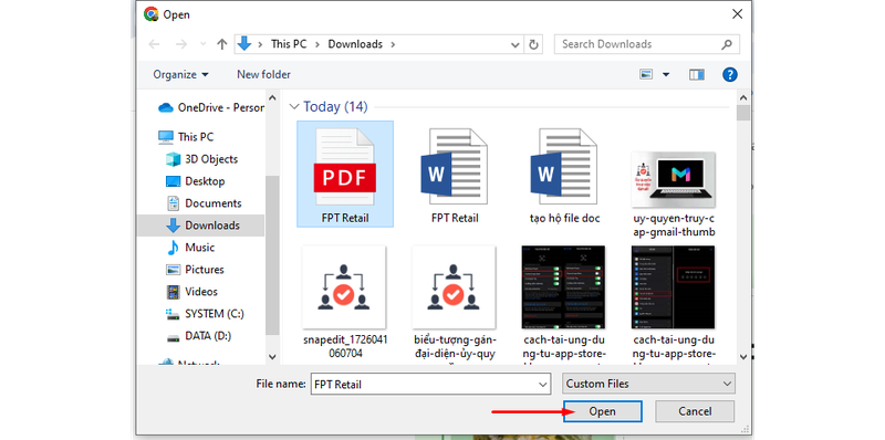 Cách lưu file PDF dưới dạng hình ảnh không cần tải phần mềm
