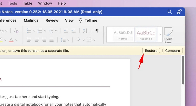 Cách lưu file Word trên MacBook cho người mới làm quen với macOS