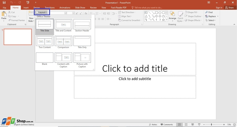Hướng dẫn cách mở mẫu bố trí slide layout và chỉnh sửa đơn giản