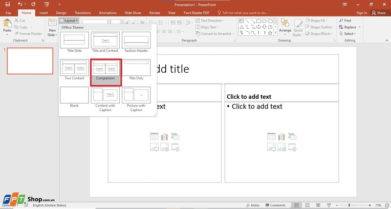 Hướng dẫn cách mở mẫu bố trí slide layout và chỉnh sửa đơn giản