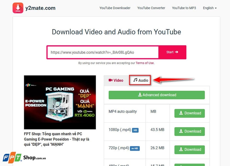 Cách tải file âm thanh từ video YouTube cực kỳ nhanh chóng
