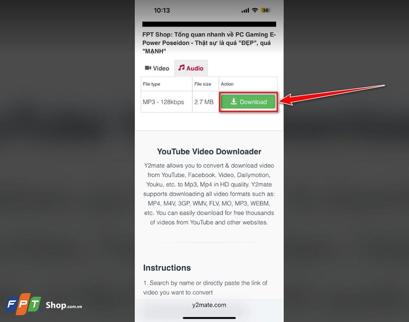 Cách tải file âm thanh từ video YouTube cực kỳ nhanh chóng