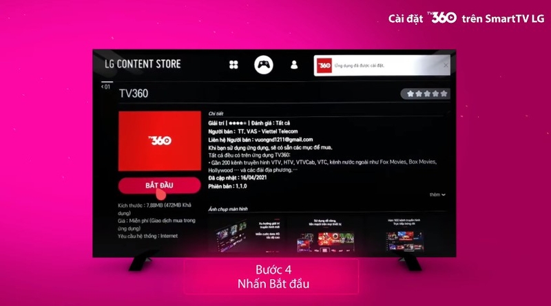 Cách tải và cài đặt TV360 trên tivi LG chỉ trong 3 phút