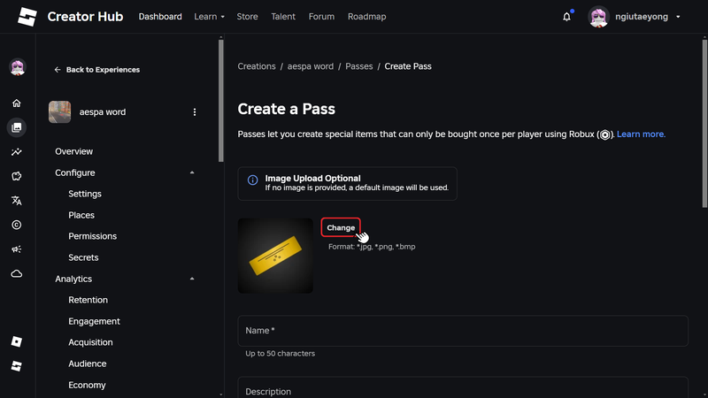 Hướng dẫn cách tạo gamepass trong Roblox đơn giản, nhanh chóng