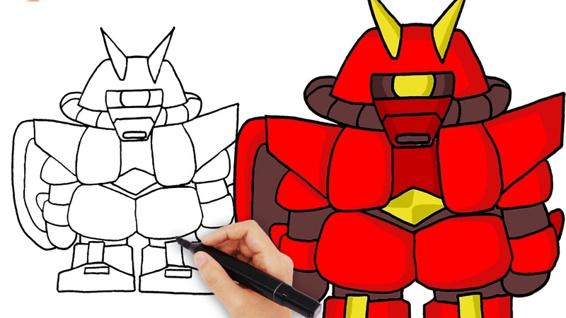 Cách vẽ robot đơn giản, dễ vẽ giúp bé phát triển khả năng hội họa