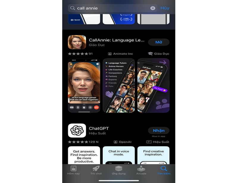 Call Annie: Ứng dụng cho phép người dùng video call với AI