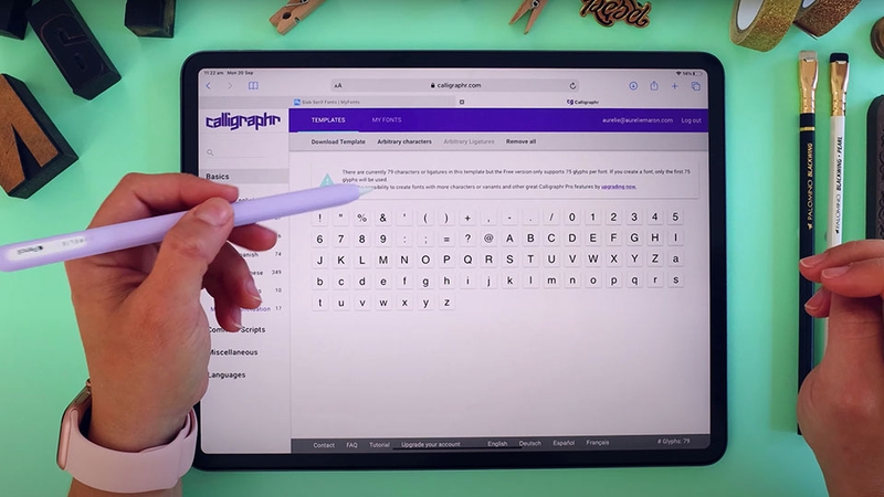 Calligraphr - Ứng dụng biến chữ viết tay thành font chữ đặc biệt