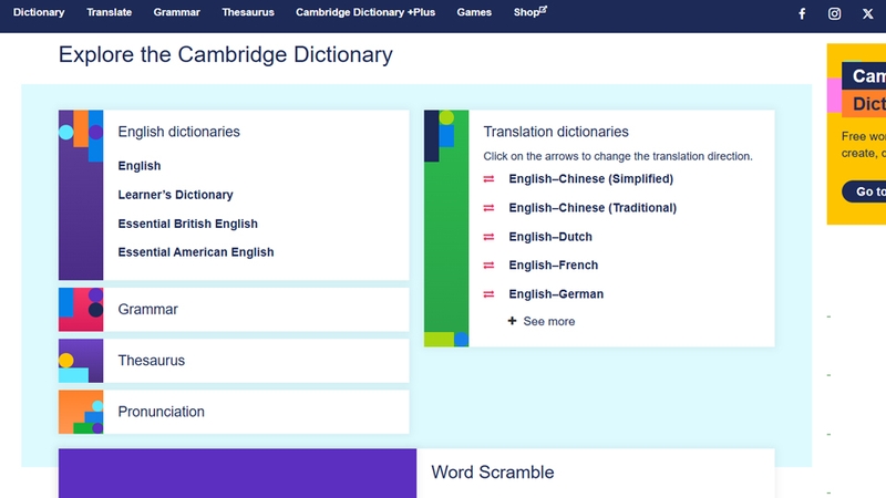 Có nên dùng Cambridge Dictionary? Đánh giá ưu và nhược điểm